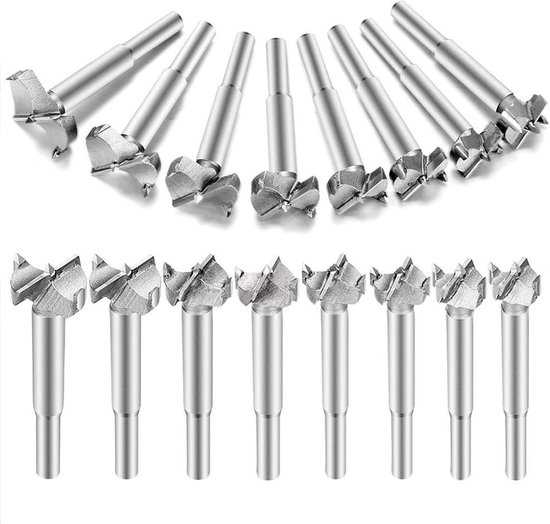 Boor, Bst4U 16-delige Forstner boorset (15-35 mm), Forstner boor voor ...