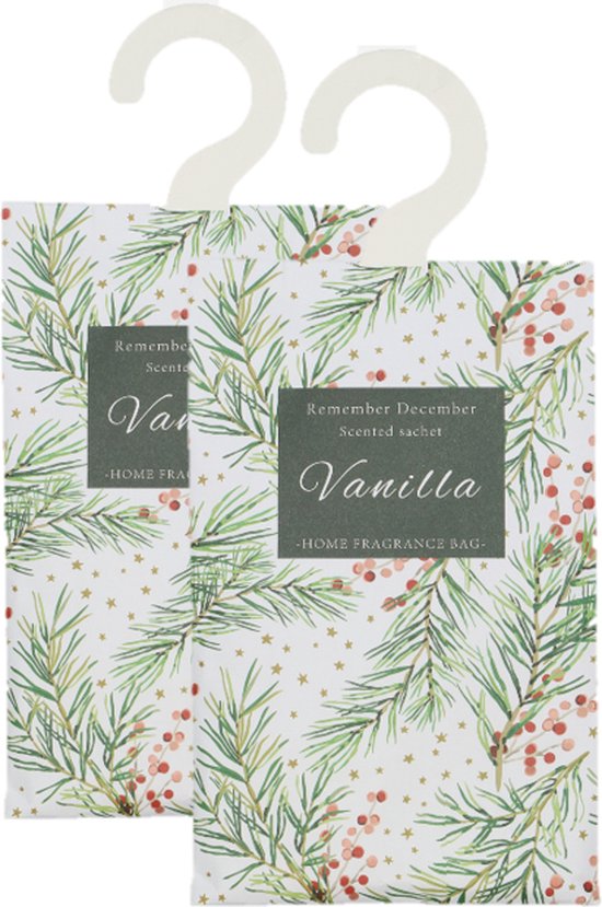 Geurbuiltjes Vanille - Geurzakje - Geurzakje voor kledingkast - 2 stuks ...