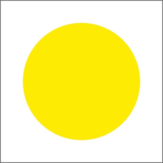 Stickers - Fluor Geel - O25 mm - (1000 STUKS) - Blanco - Sluitstickers ...