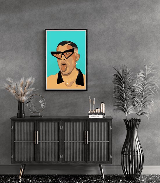 Bad Bunny Poster | Reggaeton Poster | Muziek Poster | 61x91cm ...