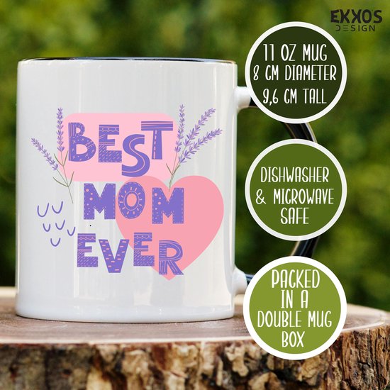 Best Mom Ever mok | Mok met tekst | Grappige mok | Verjaardag cadeau ...