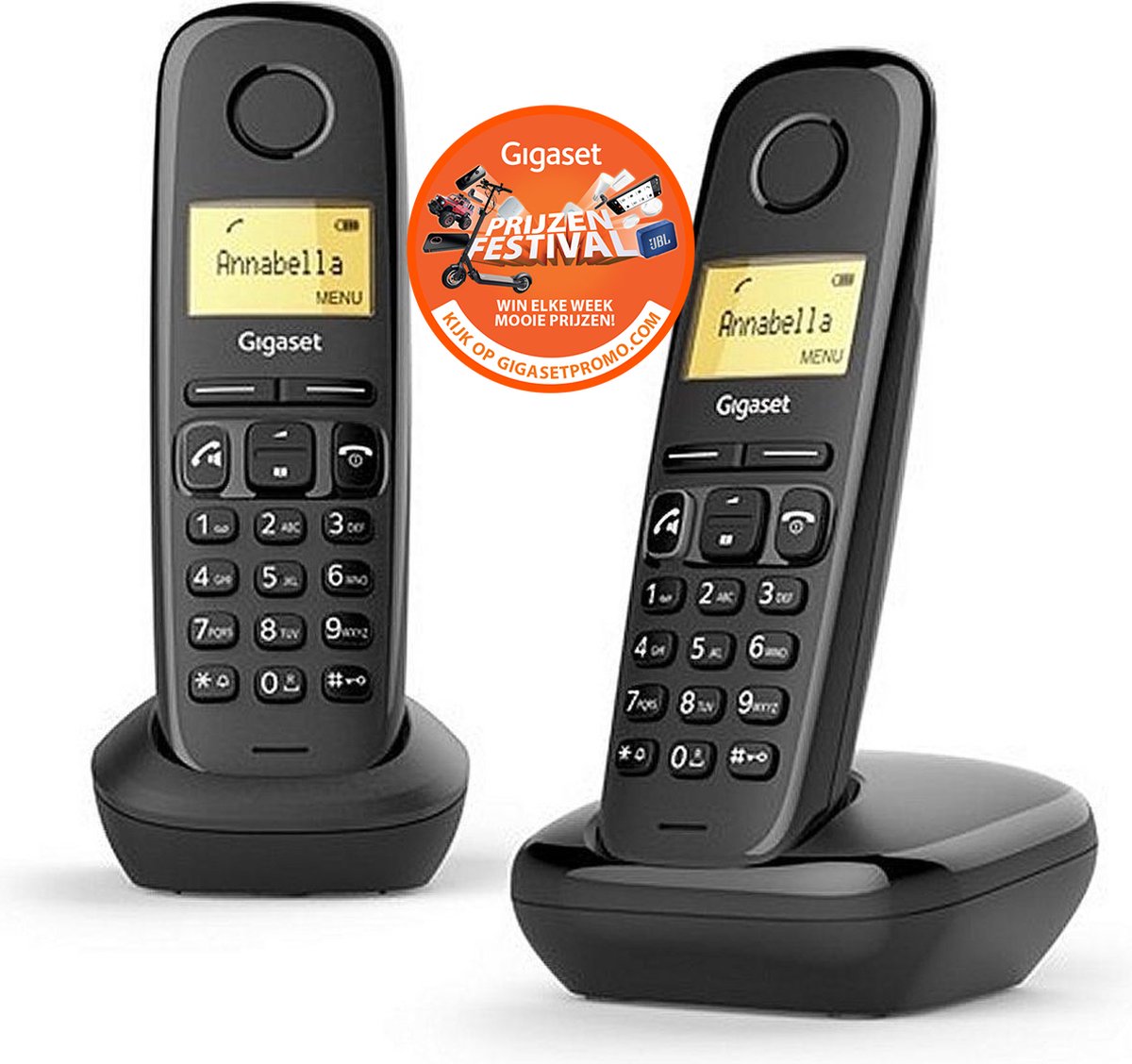 Gigaset A270 Duo DECT Telefoon Zwart | bol