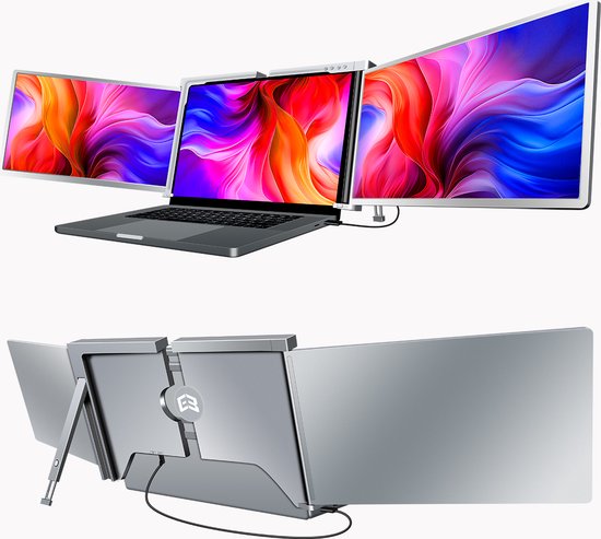 E3 Tri-screen - Portable Monitor -Beeldscherm - Monitoren - Inclusief ...