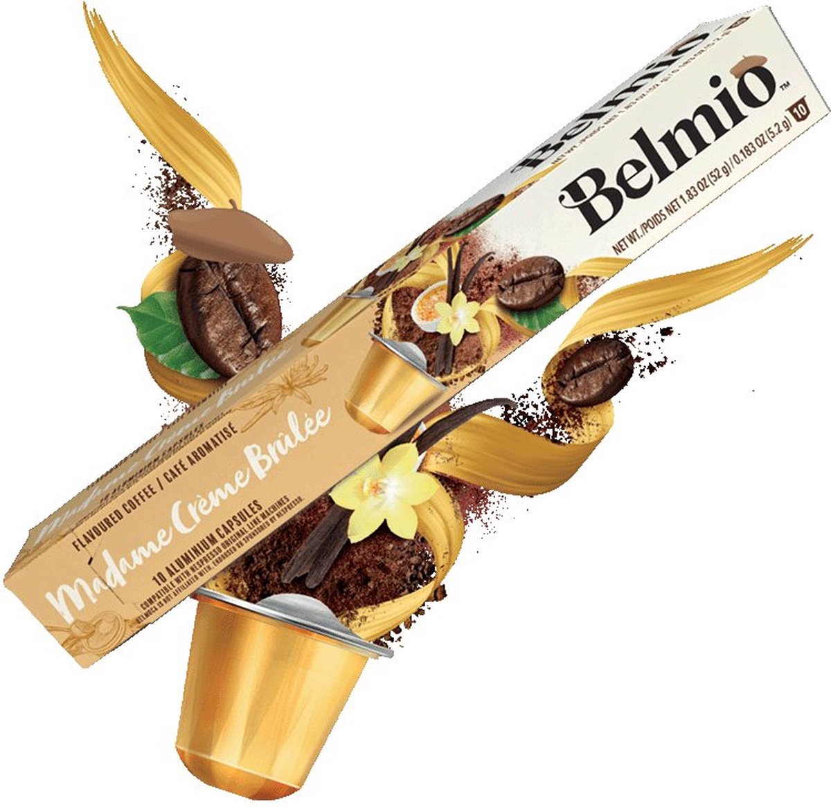 Belmio koffiecups - MADAME CREME BRULE capsules - 10 stuks | bol