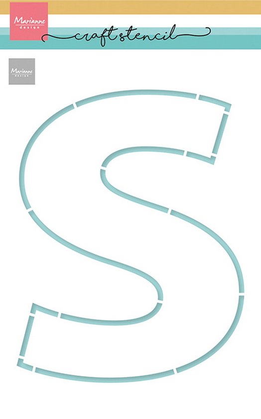 Craft Stencil, S-Letter | bol