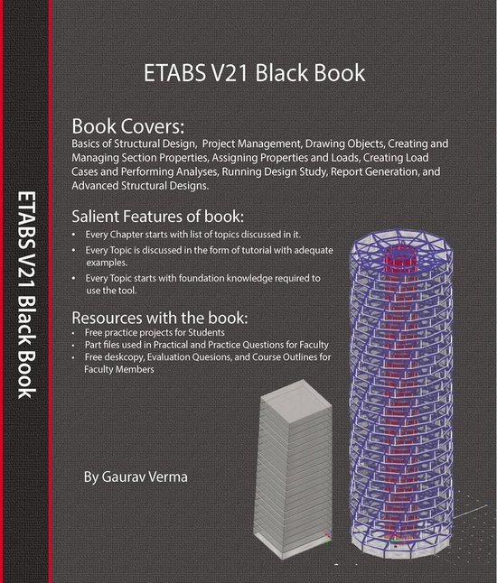 ETABS V21 Black Book (ebook), Gaurav Verma | 9798223863137 | Boeken | bol
