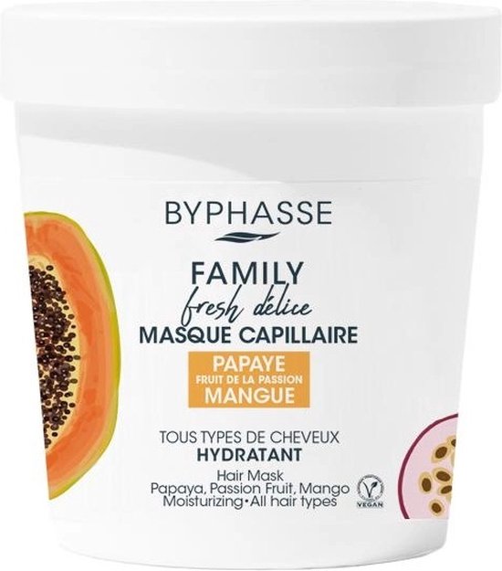 Hydrating Mask Byphasse Family Fresh Delice Mango Passion Fruit Papaya (250 ml) | bol