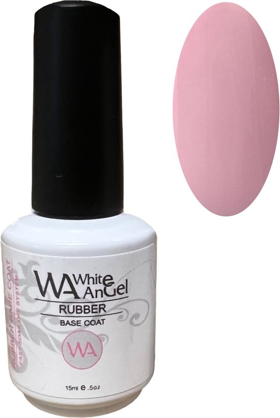 Gellex White Angel Rubber Base Coat COVER MISTY ROSE (20) - 15ML | bol