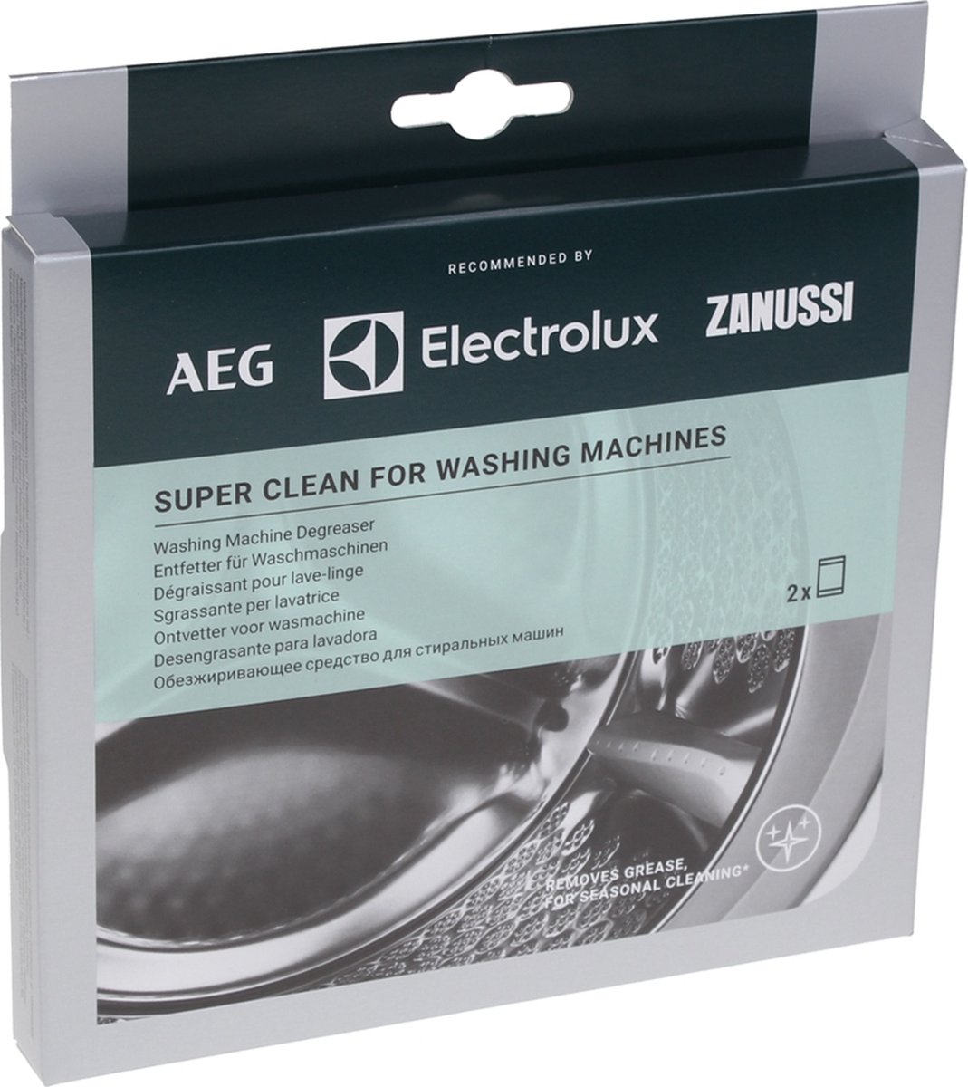 ELECTROLUX - Super Clean Wasmachine Ontvetter (2 Zakjes) - 9029803757 | bol