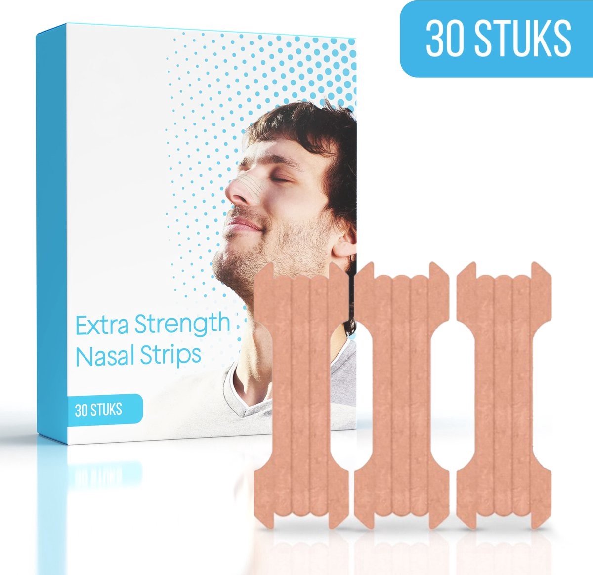Anti Snurk Neusstrips - 30 Stuks - Neuspleisters - Neusspreider - Helpt ...
