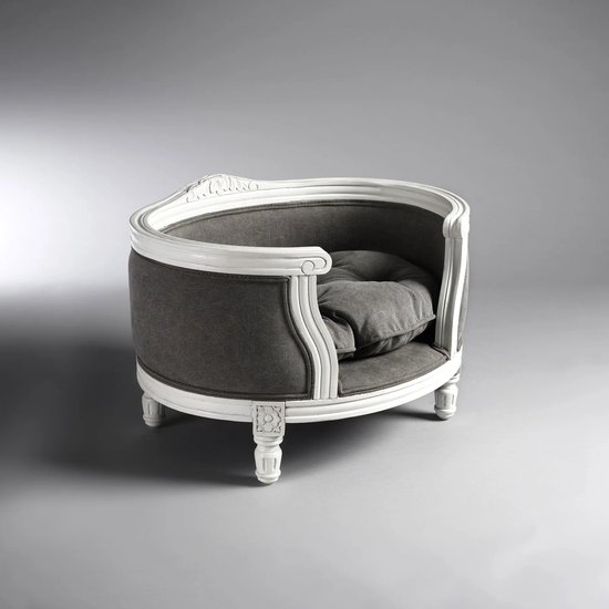 Hondensofa Lord Lou George Grijs Canvas Small Luxe Hondenmand - Luxe ...
