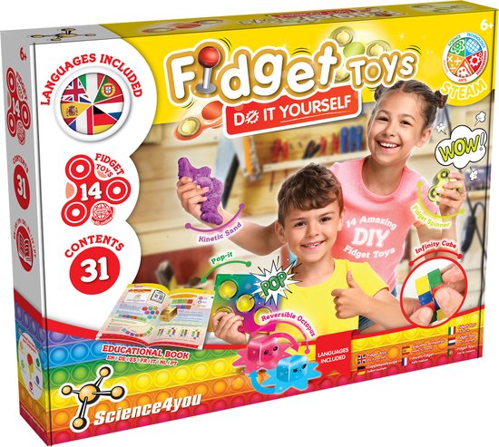 Science4you Fidget Toys DIY - Maak je eigen Fidgets | bol