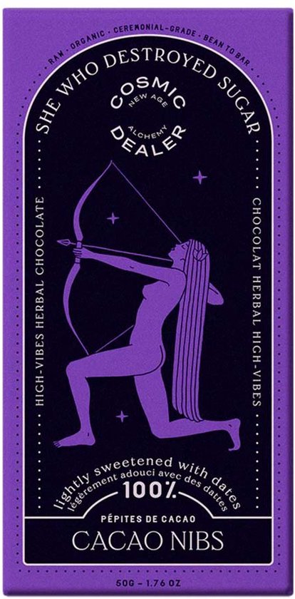 Cosmic Dealer - Cacao Nibs 100% Pure Chocolade - Superfood - 100% cacao - natuurlijke... | bol