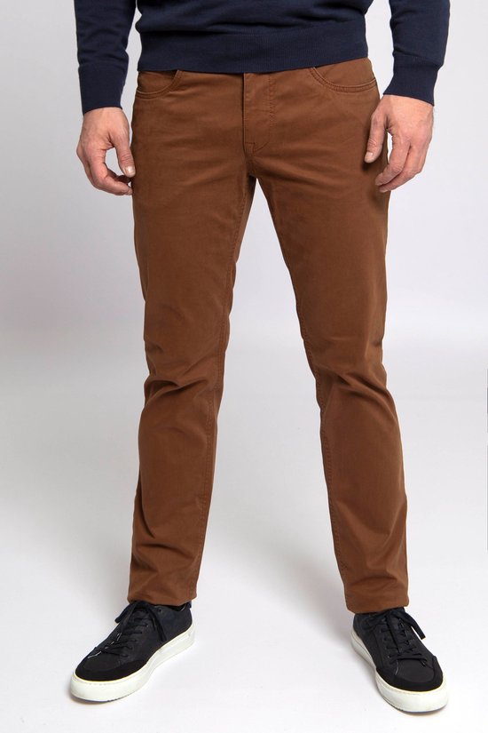 Gardeur Bill Broek Five Pocket Bruin - Maat W 31 - L 32 - Heren - Five ...