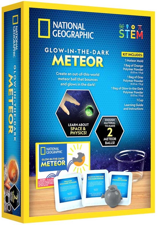National Geographic Glow In The Dark Meteor Science Kit | bol