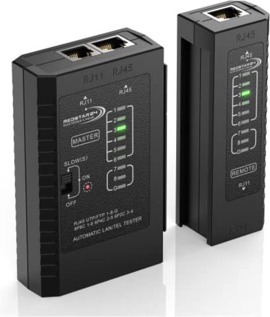 Netwerk tester - UTP tester - Lan tester - Zwart | bol