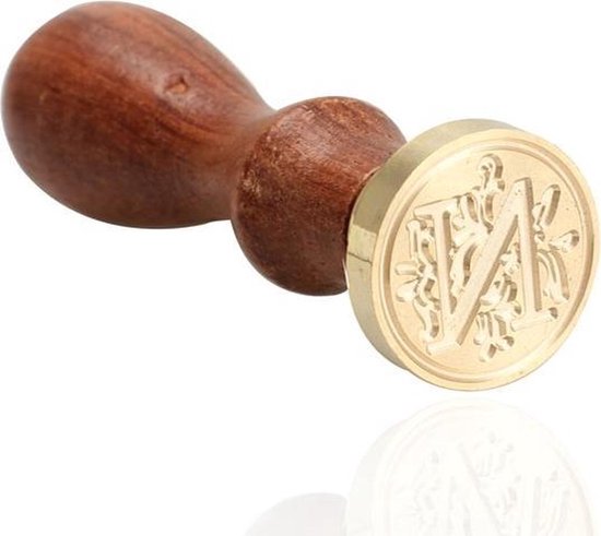 Houten Stempel met Letter N | Wax Seal | Stempelen | bol
