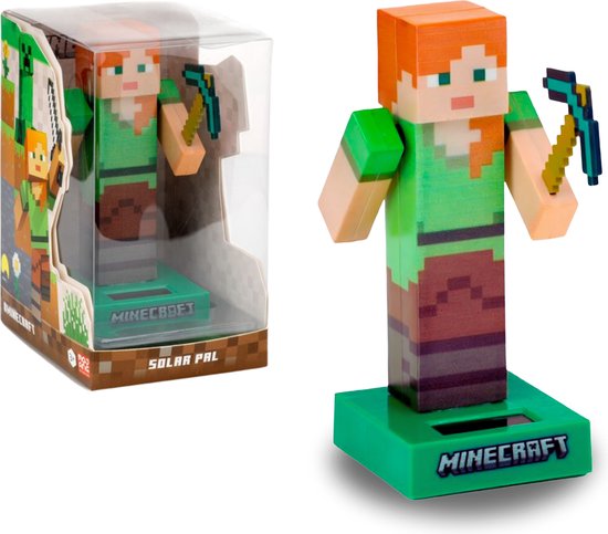 Minecraft Solar Pal - Minecraft - speelgoed - Actiefiguur - Bewegende ...