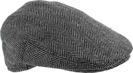 Sophos Lifestyle - Platte Tweed pet grijs visgraat Engelse stijl maat ...