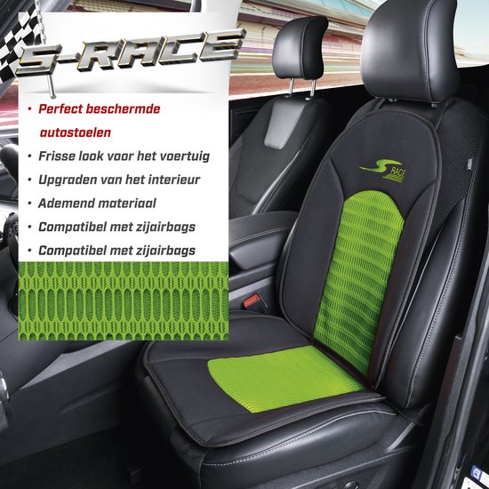 CarComfort Autostoelhoes S-Race - autostoelonderlegger universele maat ...