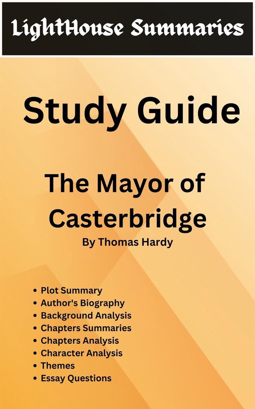 STUDY GUIDE (ebook), LightHouse Summaries | 1230007053740 | Boeken | bol