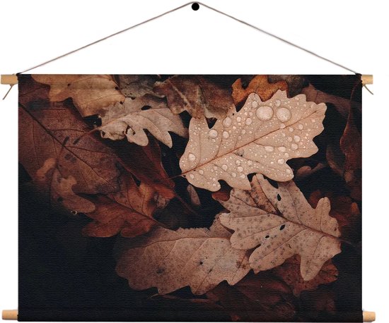 Textielposter Herfstweer Rechthoek Horizontaal M (30 X 40 CM) - Wandkleed - Wanddoek -... | bol
