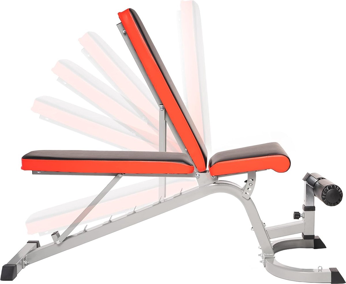 ShopGlobe - Halterbank met Weerstandsbanden - Verstelbare Fitnessbank ...