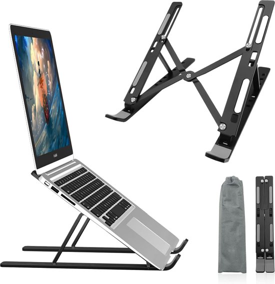 laptopstandaard, Ergonomische Laptop Stand, Verstelbare Laptophouder | bol