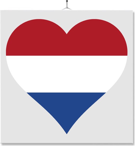 Tegel Met Opdruk | Hart | Vlag | Nederland | bol