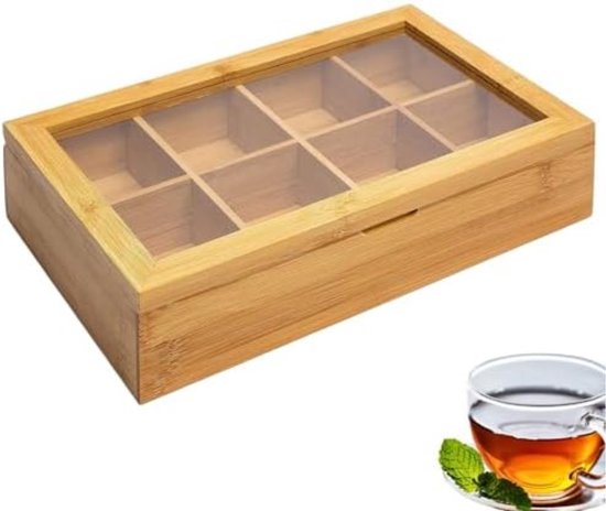 Gratyfied - Theedoos 12 Vaks - Theedoos Zwart | bol