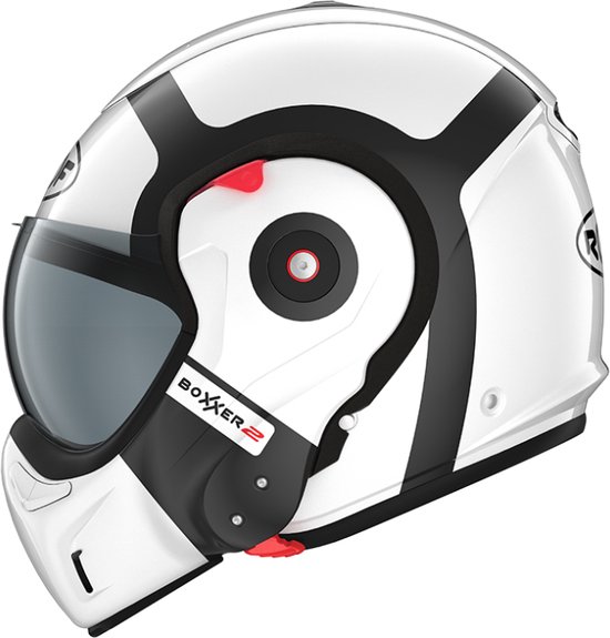 ROOF - RO9 BOXXER 2 BOND BLANC - NOIR - Maat M - Systeemhelmen ...