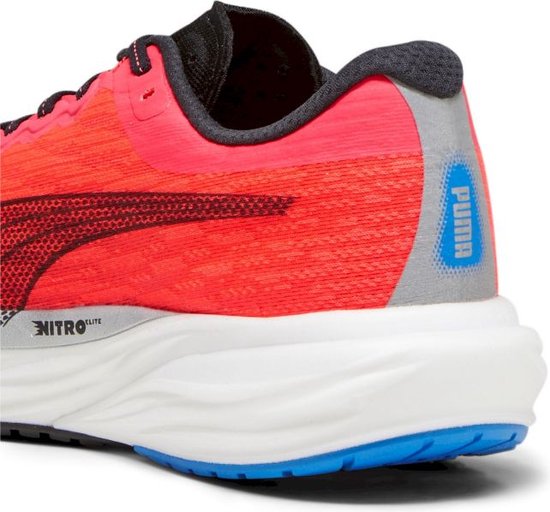Puma Deviate Nitro 2 - Runningschoenen - Heren Black / Ultra Blue / Fire Orchid 44 | bol