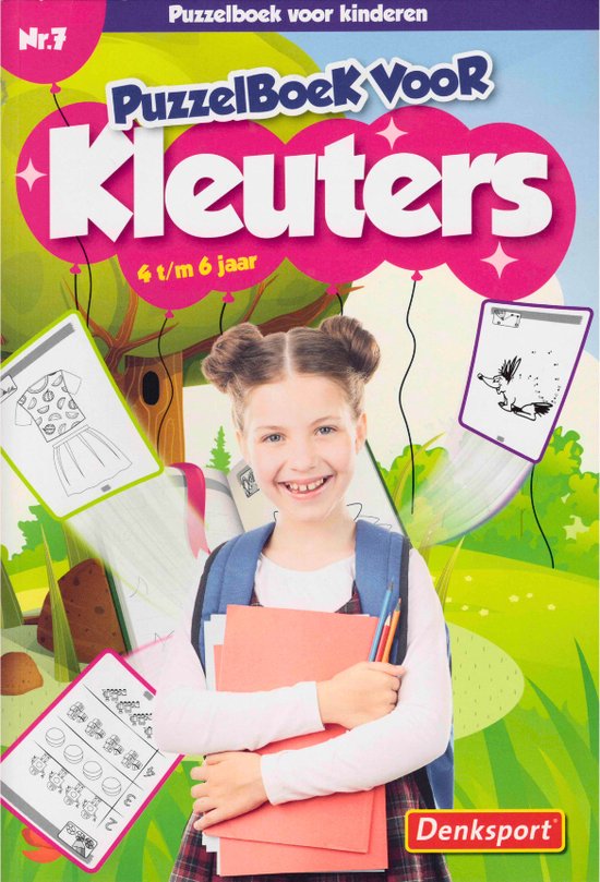 Denksport Puzzelboek Nr.7 Puzzelboek Voor Kleuters 4 t/m 6 Jaar | bol