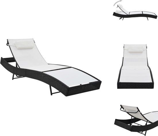 vidaXL Ligbed - Ligbedden - Lig Bed - Lig Bedden - Ligbed met kussen ...