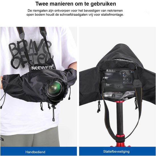 Neewer® - Camera Regenhoes, Mini Formaat Duurzame Nylon Regenjas ...