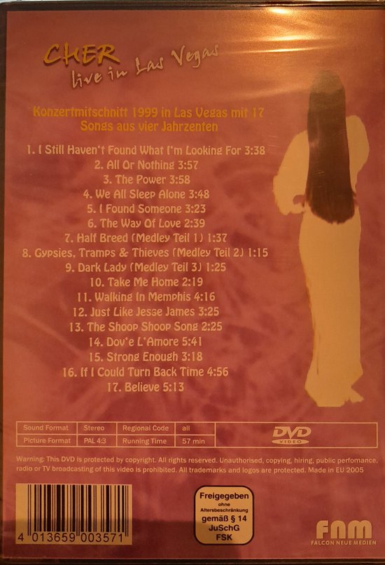 Cher - Live in Vegas (Dvd), Cher | Dvd's | bol