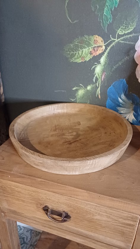 schaal hout decoratief stoer landelijk | bol