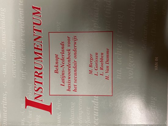 Instrumentum - uitverkocht | 9789030625285 | Boeken | bol