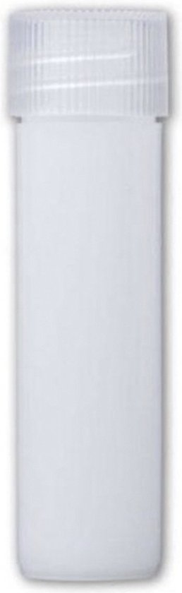 25 Stuks - Lege buisjes met schroefdop - 5ML - Reageerbuisjes | bol