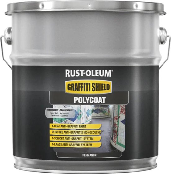 Rust-Oleum Graffiti Shield Polycoat 2,5 liter | bol