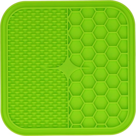 Eat Slow Live Longer Lick Mat Duo M Green | bol