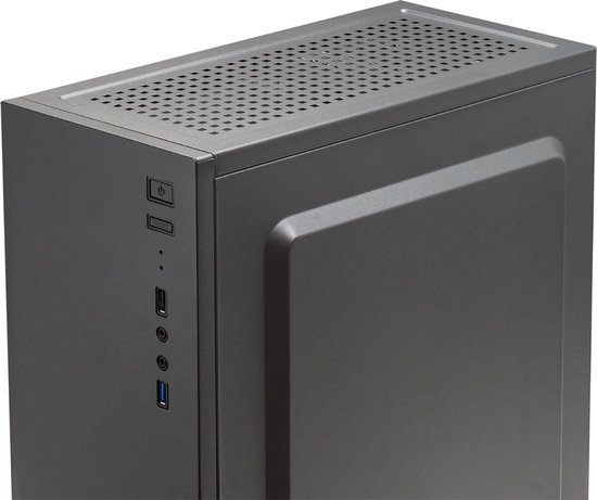 Computer Behuizing MC100 - Computerkast Met RGB Ventilator - Desktop PC ...