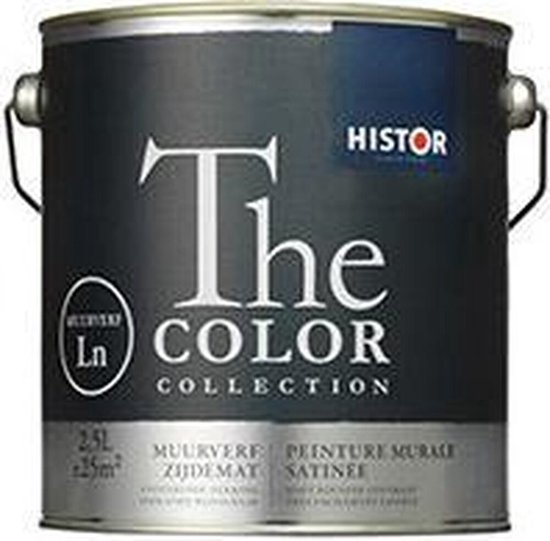 Histor The Color Collection Muurverf Zijdemat - 2,5 liter op kleur ...