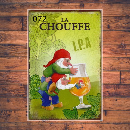 Wandbordje La Chouffe Kabouter I.P.A | bol