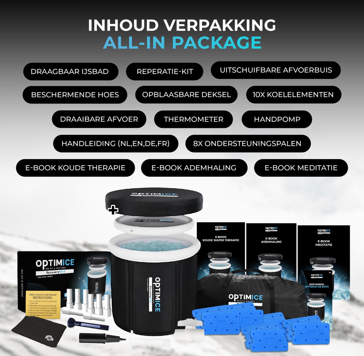 OPTIMICE IJsbad All in Packet - ijsbad - Inclusief Koelelementen ...