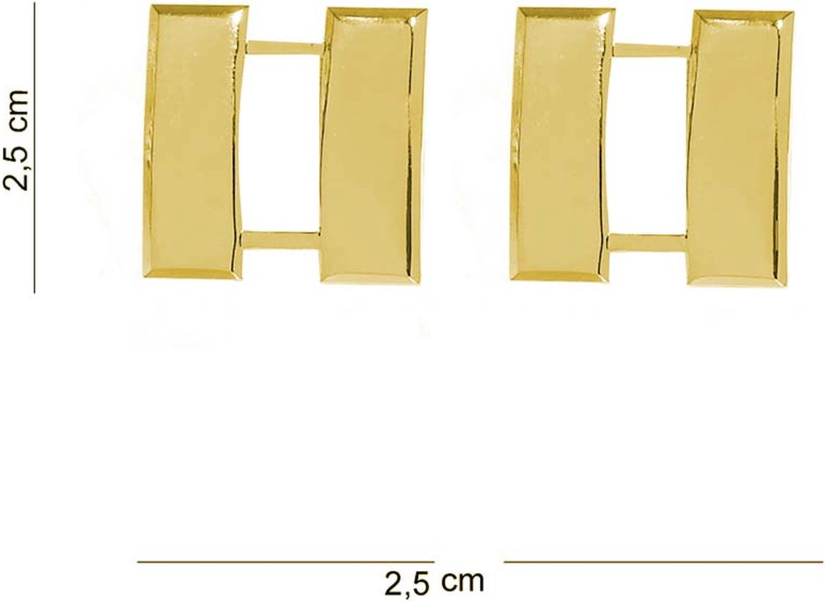 Embleem metaal US Captain bars kaart à 2 st goud pin | bol