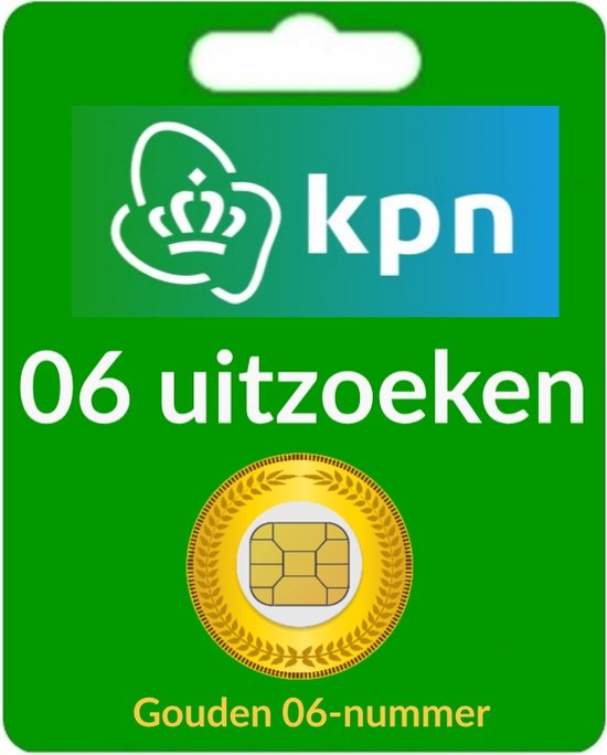 Mooi en makkelijk 06-nummer uitzoeken | KPN prepaid simkaart | Gouden ...
