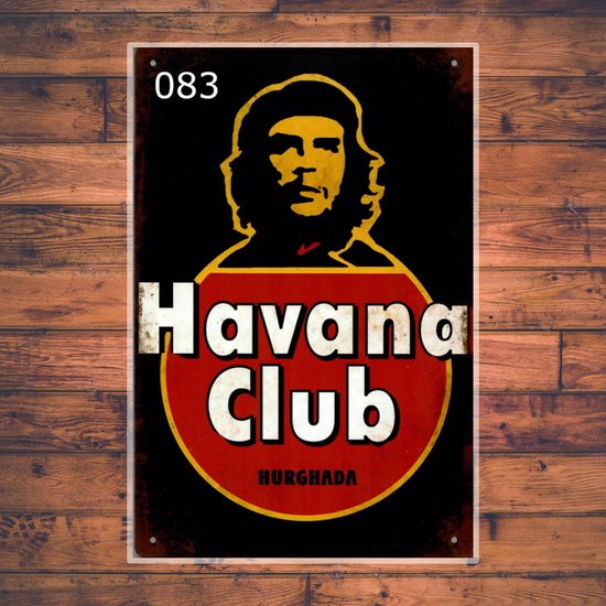 Wandbordje Havana Club Logo Hurghada | bol