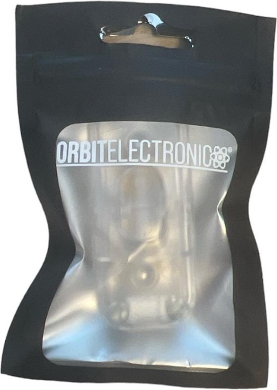 Orbit Electronic Snoerschakelaar - Aan of Uit - 6x2,5x2cm - 250V/2A - Transparant | bol