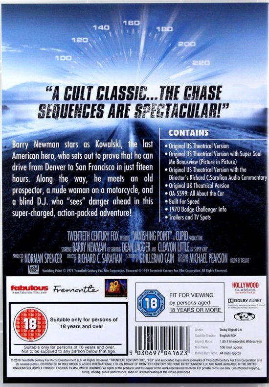 Vanishing Point (Dvd), Dean Jagger | Dvd's | bol